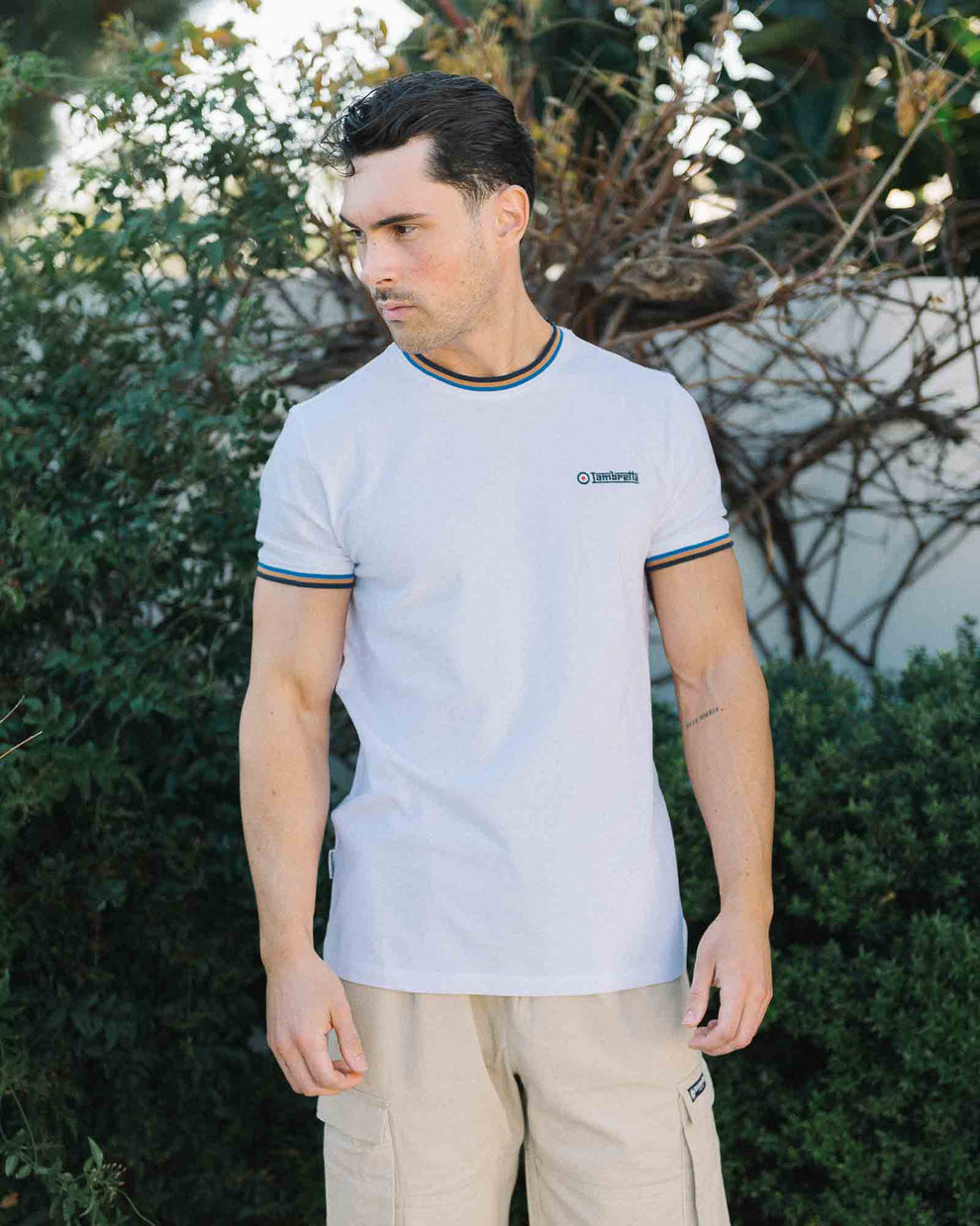 Triple Tipped Pique Tee – Lambretta Clothing