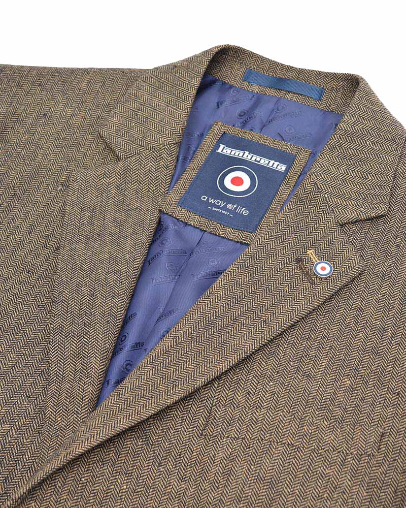 Morgan Herringbone Blazer – Lambretta Clothing