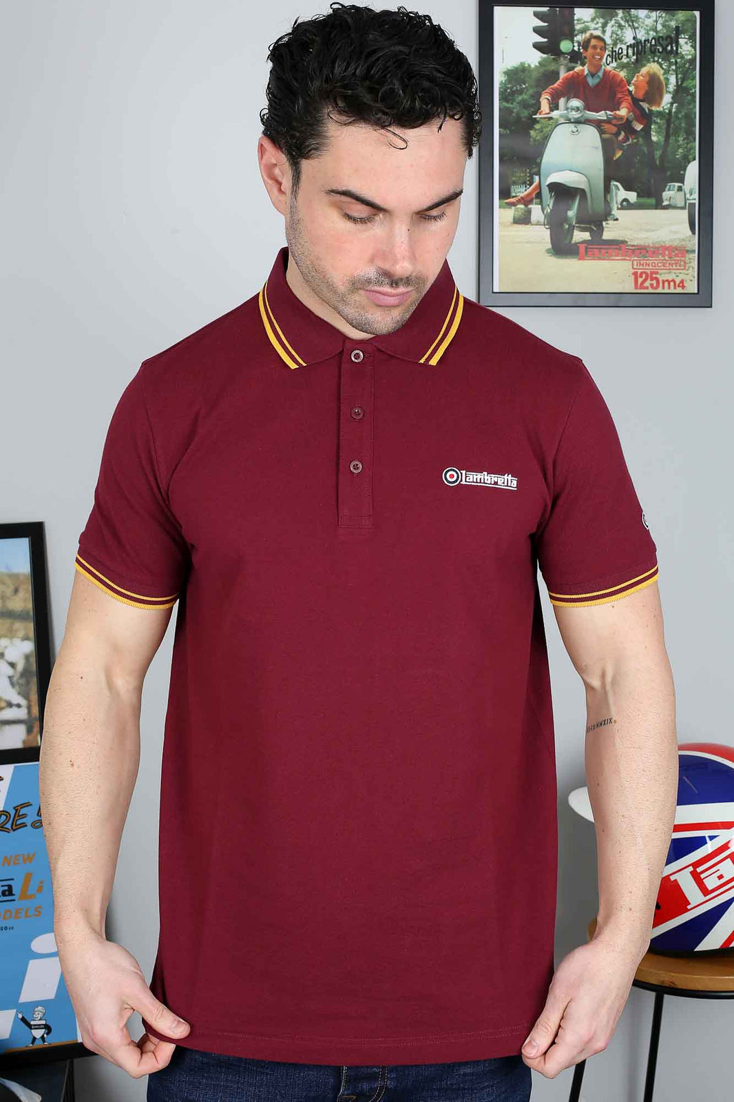 Tipped Polos – Lambretta Clothing