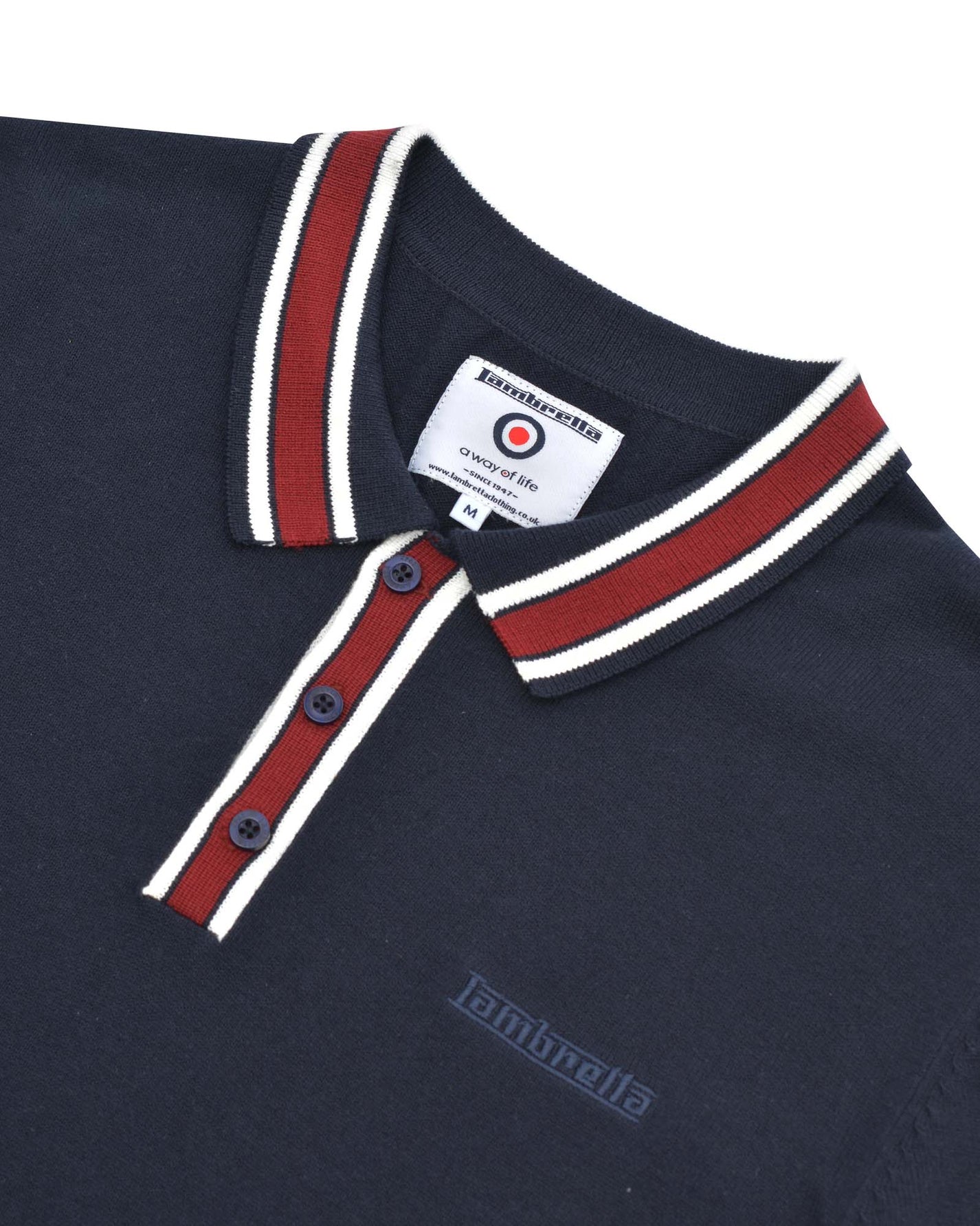 Valero Tipped SS Knit Polo – Lambretta Clothing